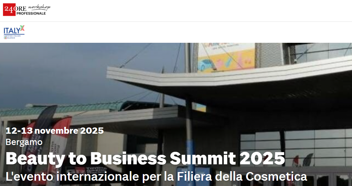 Beauty to Business Summit 2025 - Fiera di Bergamo